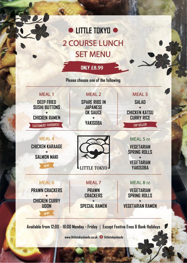 PROMOTION / SEASONAL - Little Tokyo Leeds - Japanese Restaurant in Leeds